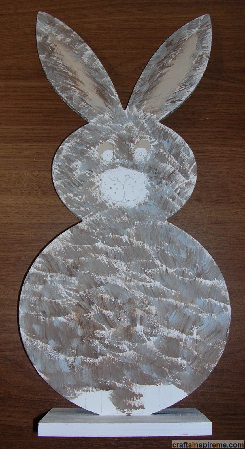 The Bunny Hop – Painted Wooden Rabbit | Crafts Inspire Me