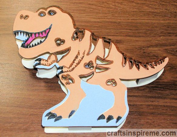 Tyrannosaurus Rex – The Original Mr. T | Crafts Inspire Me